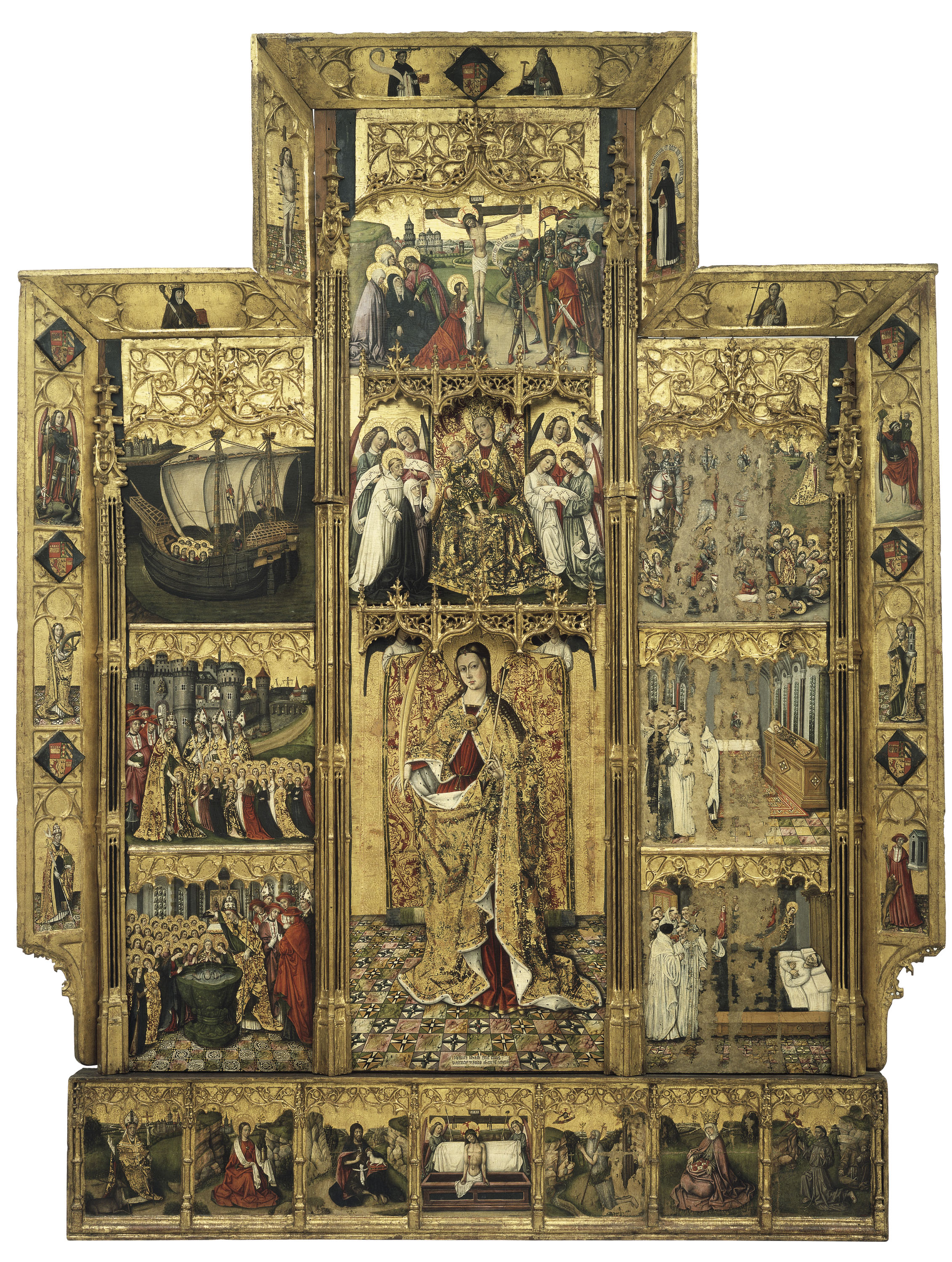 Retablo de santa Úrsula y las once mil vírgenes | Museu Nacional d'Art ...