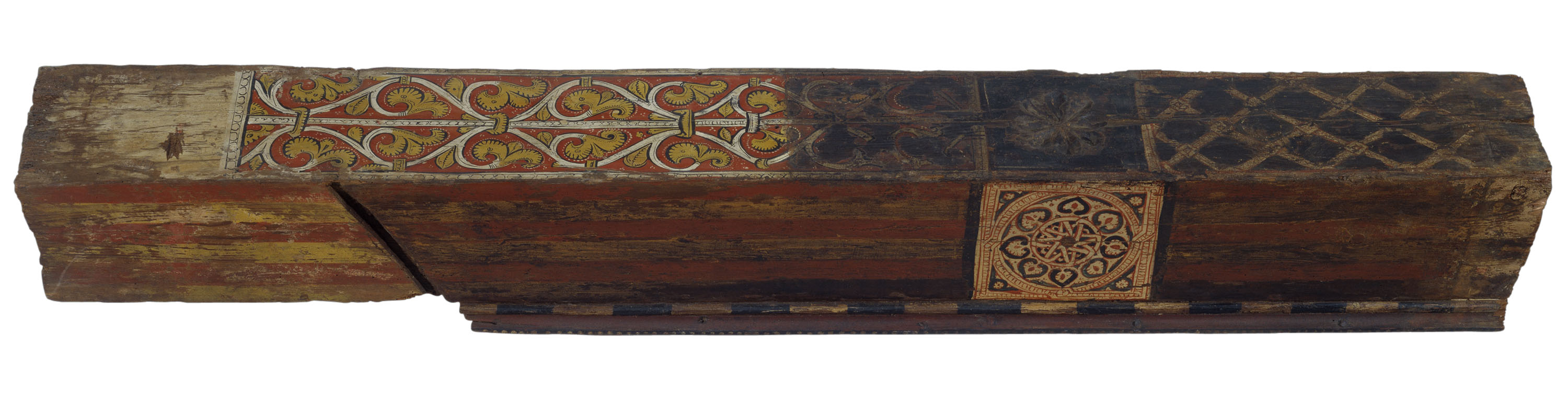 Jàssera amb motius vegetals, animals i entrellaçats | Museu Nacional d ...