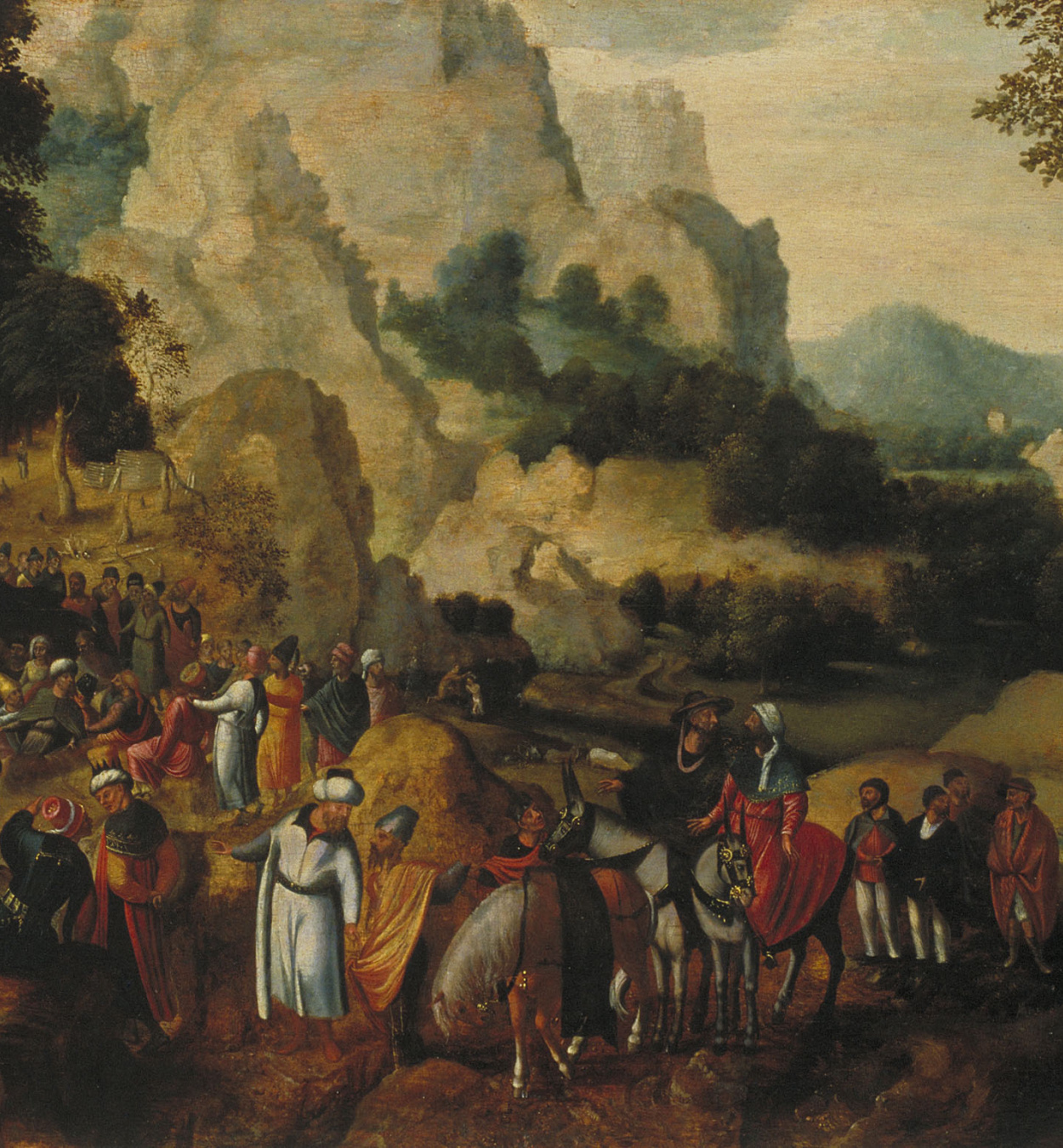 Landscape with Saint John the Baptist Preaching | Museu Nacional d'Art ...