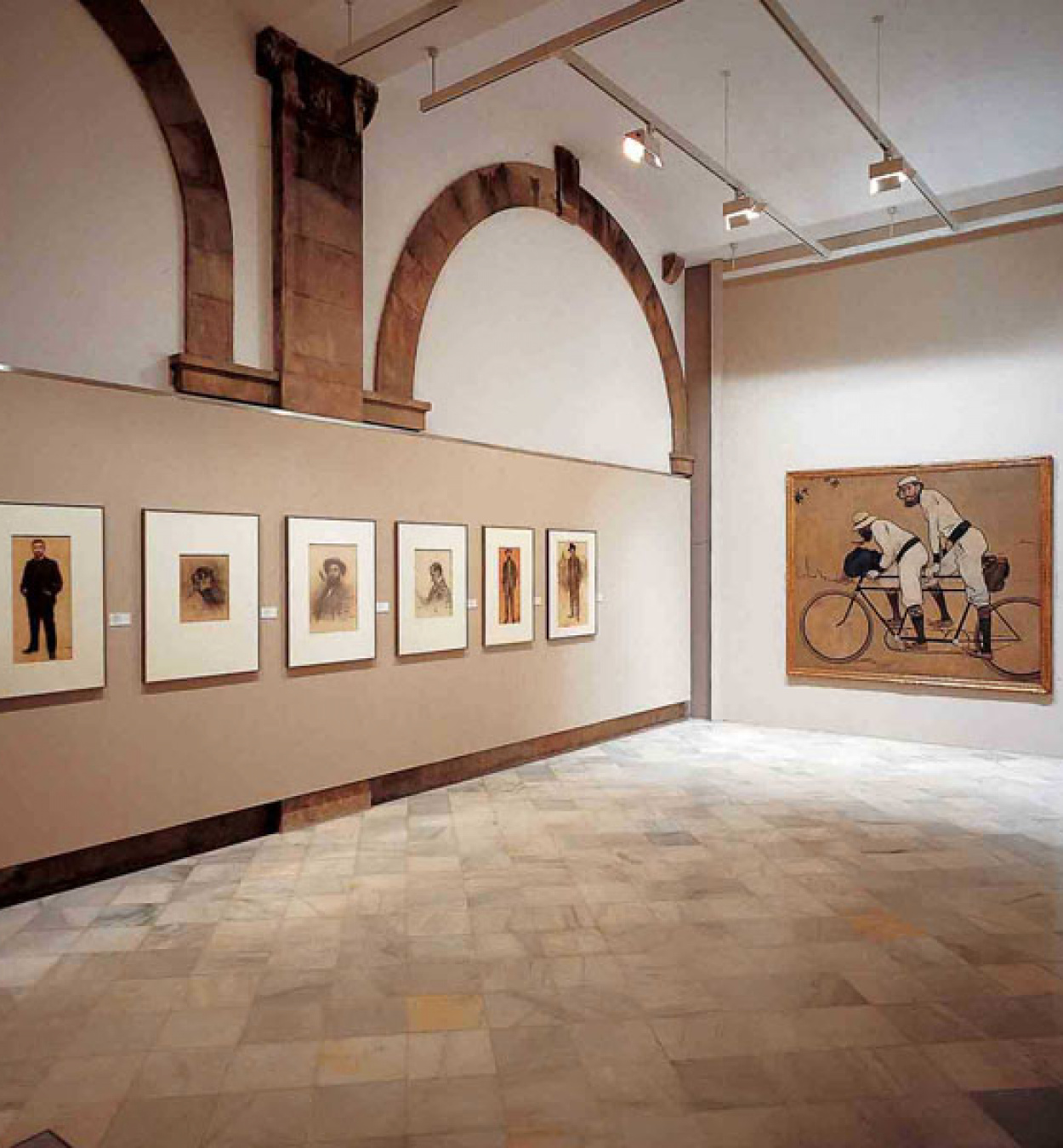 Ramon Casas and Pere Romeu on a Tandem | Museu Nacional d'Art de Catalunya