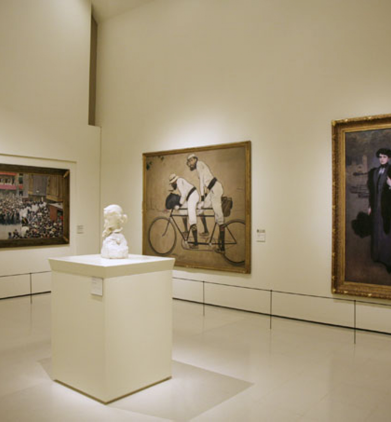 Ramon Casas and Pere Romeu on a Tandem | Museu Nacional d'Art de Catalunya